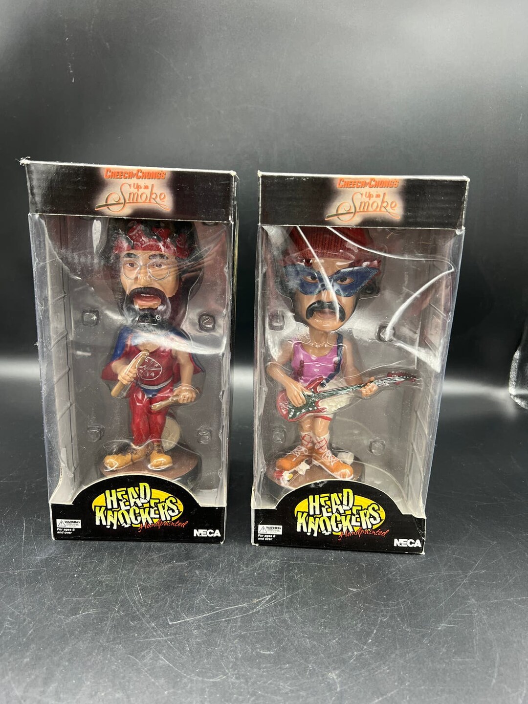 NECA Cheech and Chong's up in Smoke Head Knockers Bobbleheads New in ...