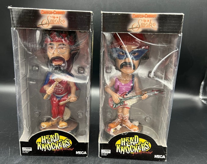 NECA Cheech and Chong's up in Smoke Head Knockers Bobbleheads New in ...