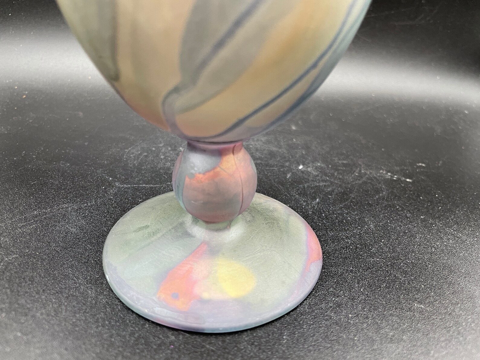 Art Nouveau Rueven Hand Painted Glass Vase - Etsy