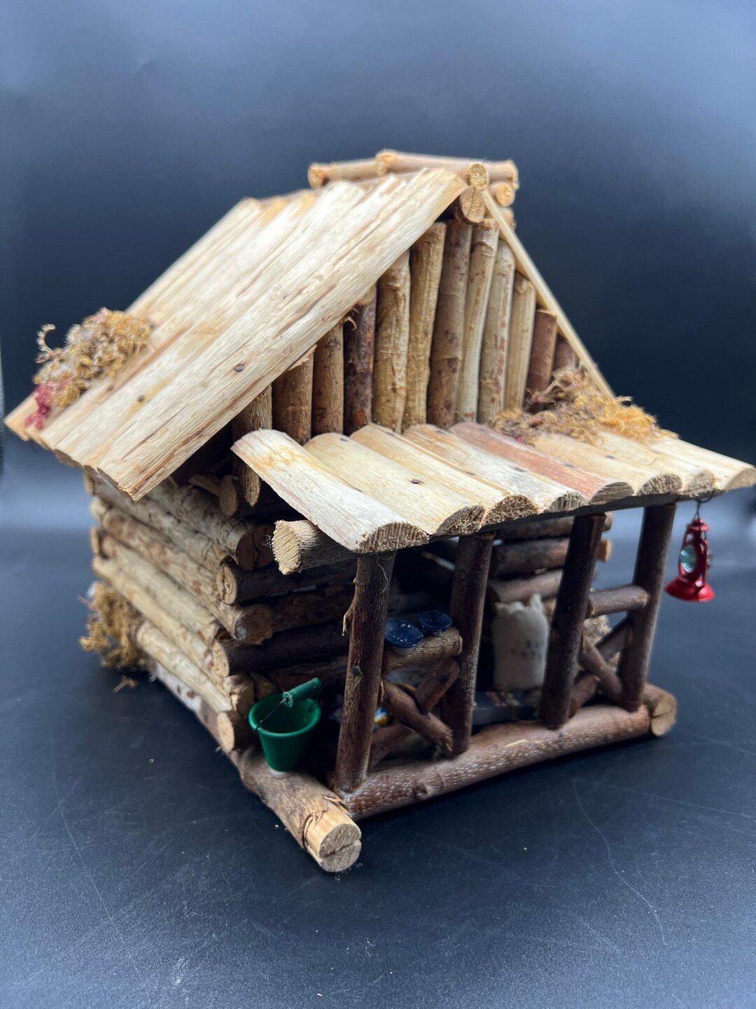 Log Cabin Handmade Diorama Appalachia Frontier Oregon Train - Etsy