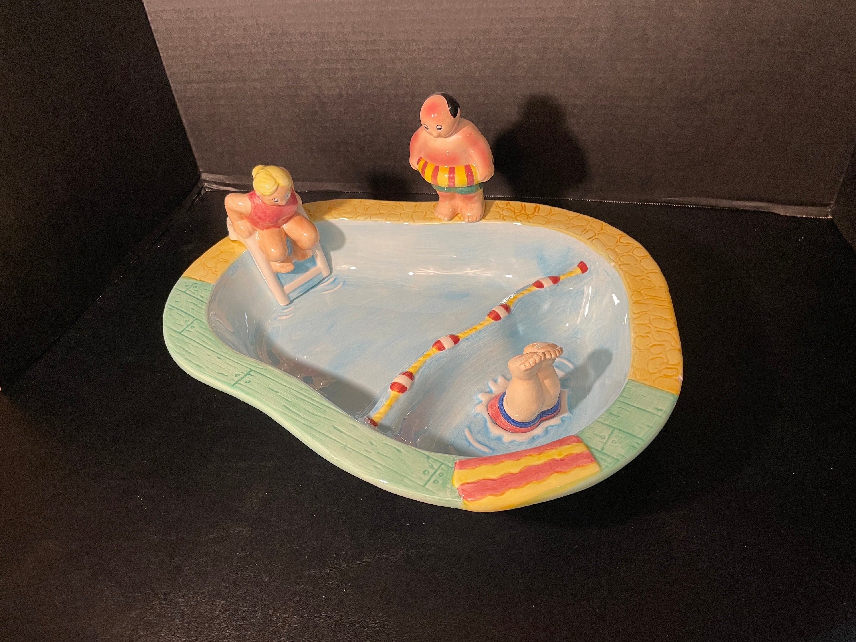 Vintage Lotus 1990s Pool Party Chip And Dip Bowl Set For, 60% OFF
