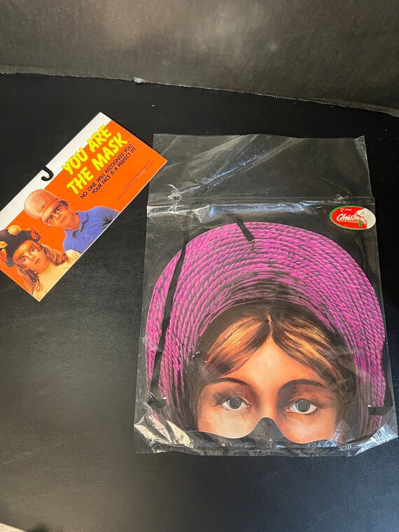 Vintage Halloween Mask 1980's You Are The Mask Set of… - Gem