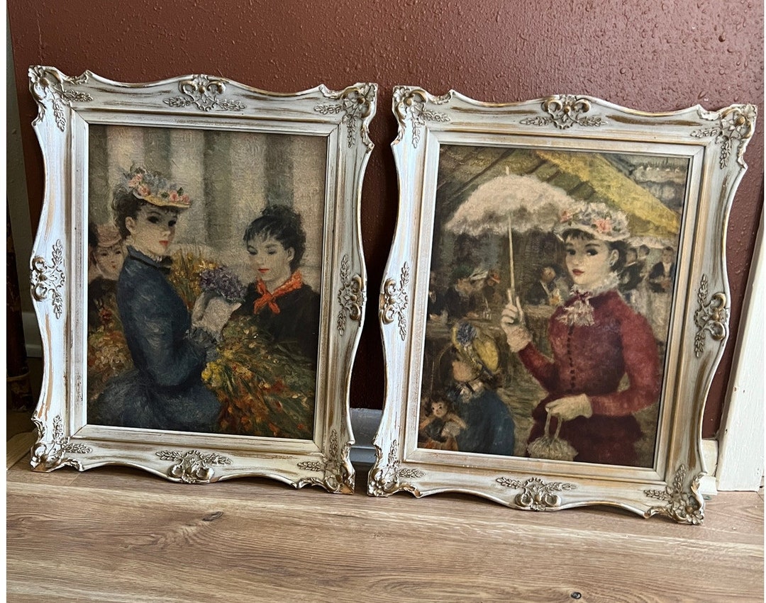 MCM Regency Cherry Jeffe Huldah Flower Market and Promenade Framed ...