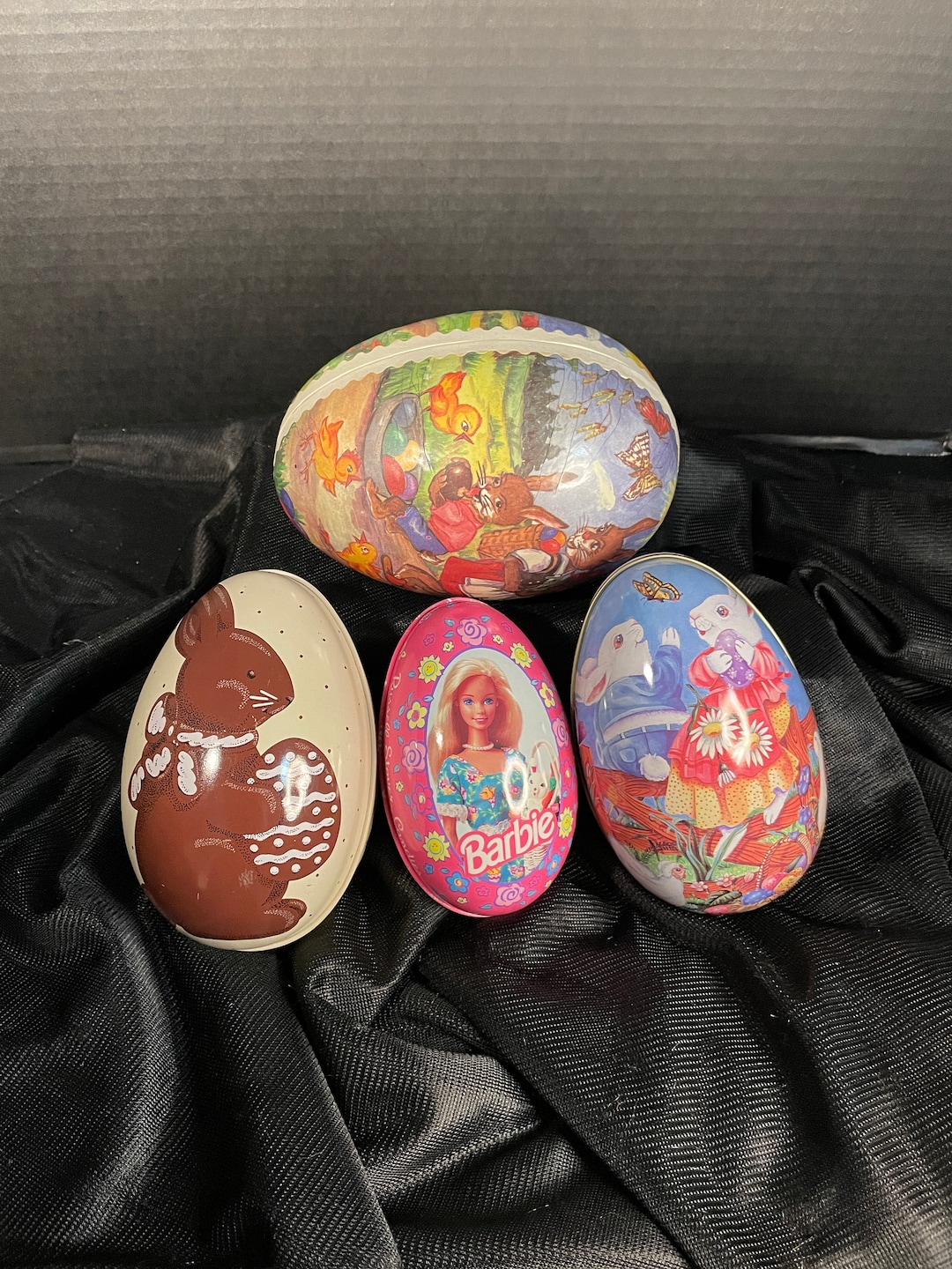 Lot of 4 Vintage Easter Egg Candy Containers - Etsy
