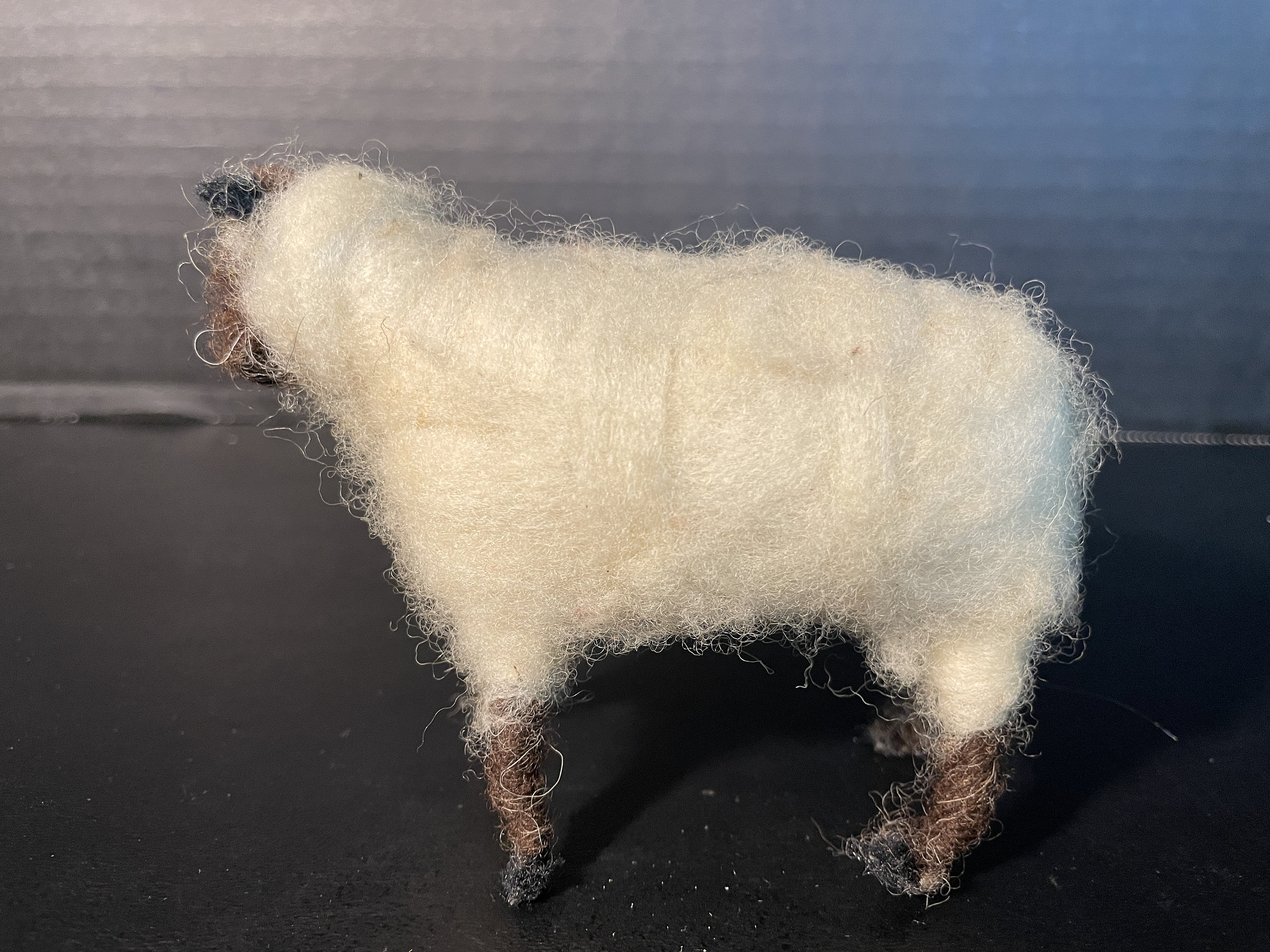 Vintage Antique Sheep Lamb Ewe Made From Natural Wool | Etsy