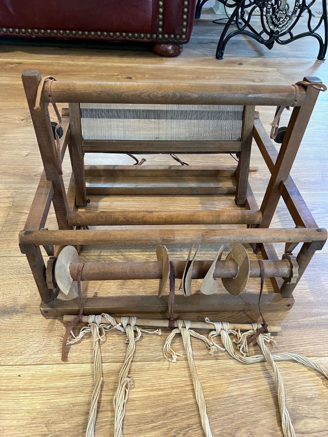 Antique Tabletop Loom 1900's Metal Reed - Etsy