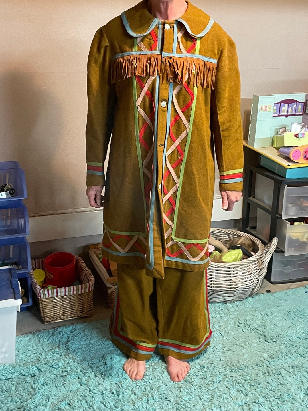 Antique Pettibone Bros MFG Costume for IOOF Odd Fellows Frontier Man or ...