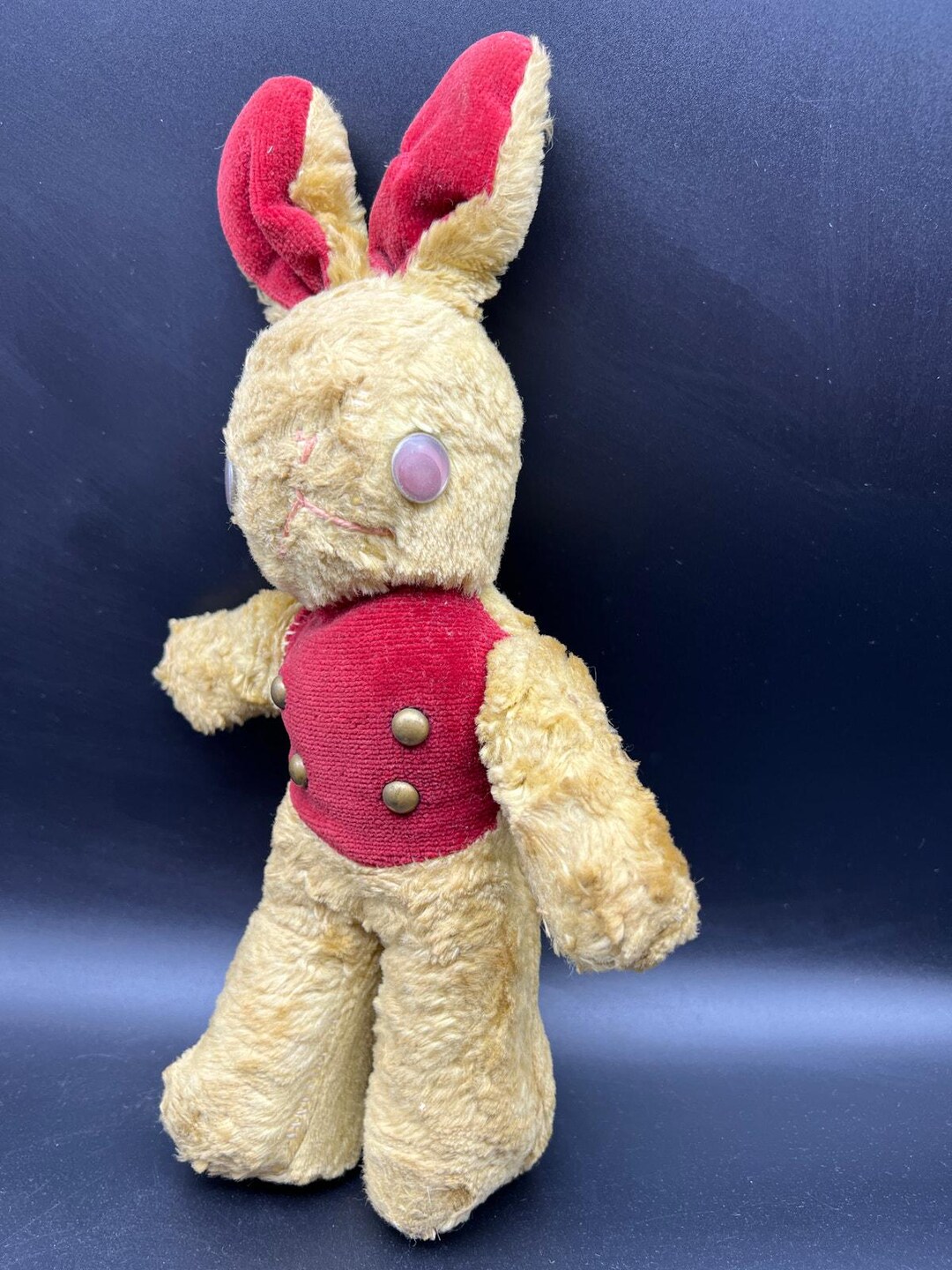 Vintage Stuffed Bunny Rabbit Dressed in Bellhop Bell Hop Clothing - Etsy