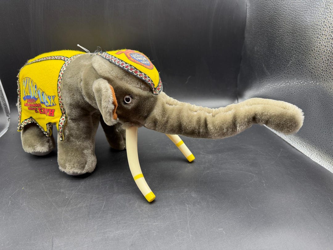 Plush King Tusk Elephant Ringling Bros. and Barnum and Bailey Circus ...