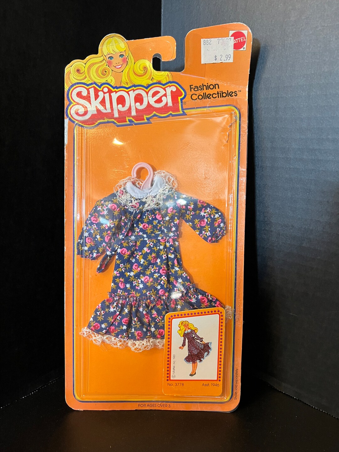Vintage 1981 Mattel Skipper Barbie Fashion Clothing NOS #3778 - Etsy