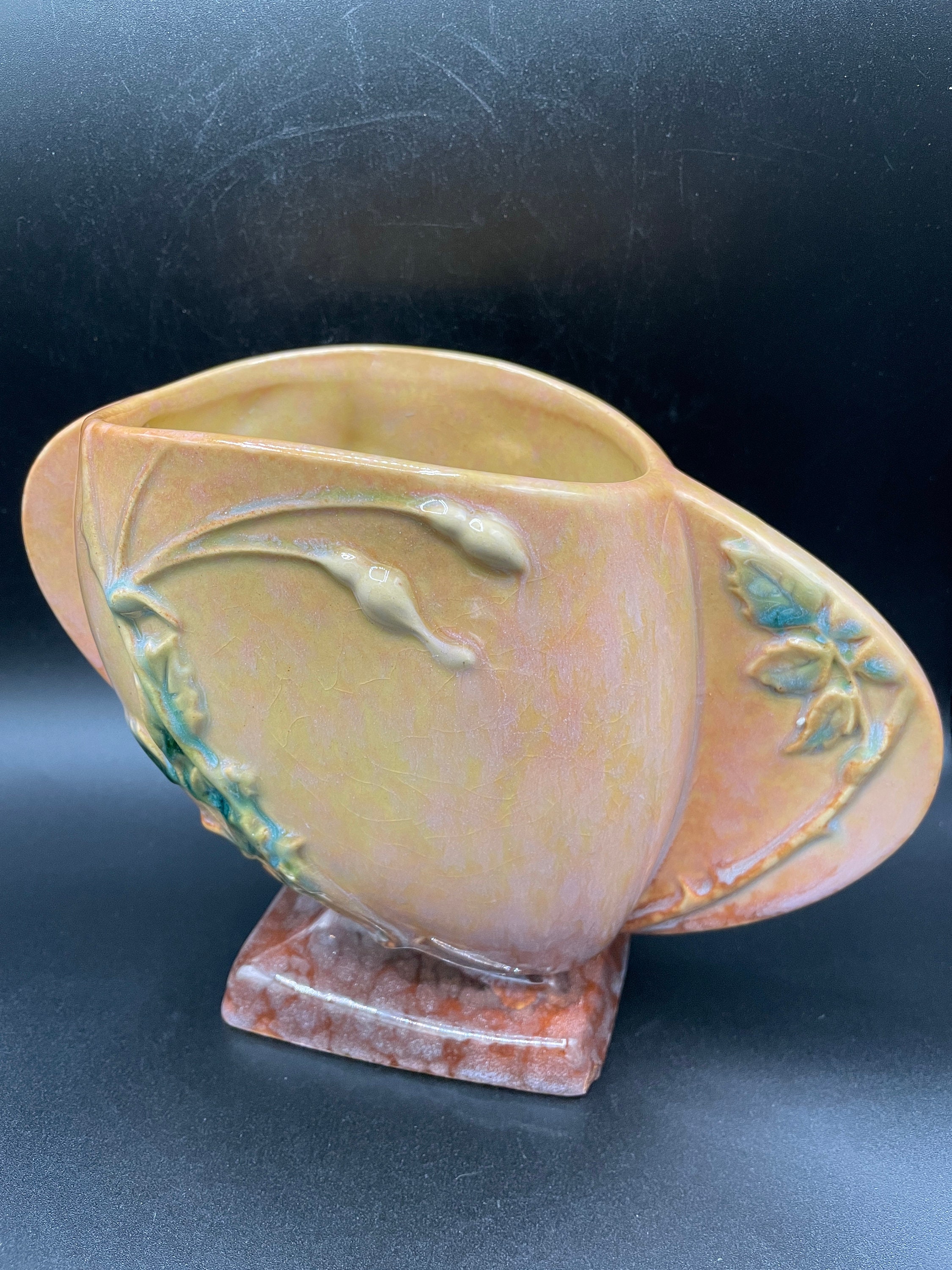 1948 Roseville Pottery Wincraft Vase Shape 241-6 Apricot Tan | Etsy