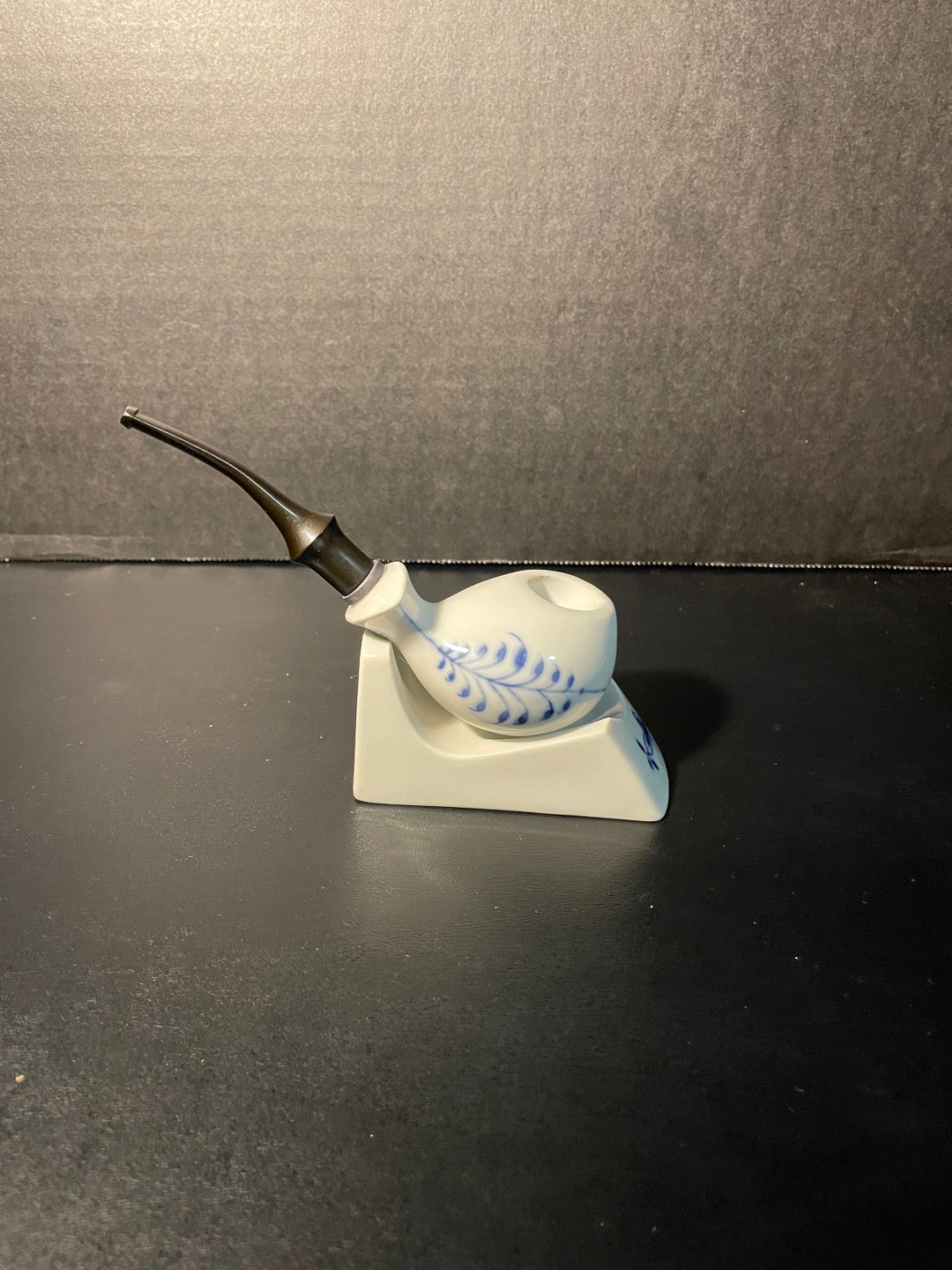 Vintage Royal Copenhagen Blue Fluted Pipe Jorn Micke Design 1970's ...