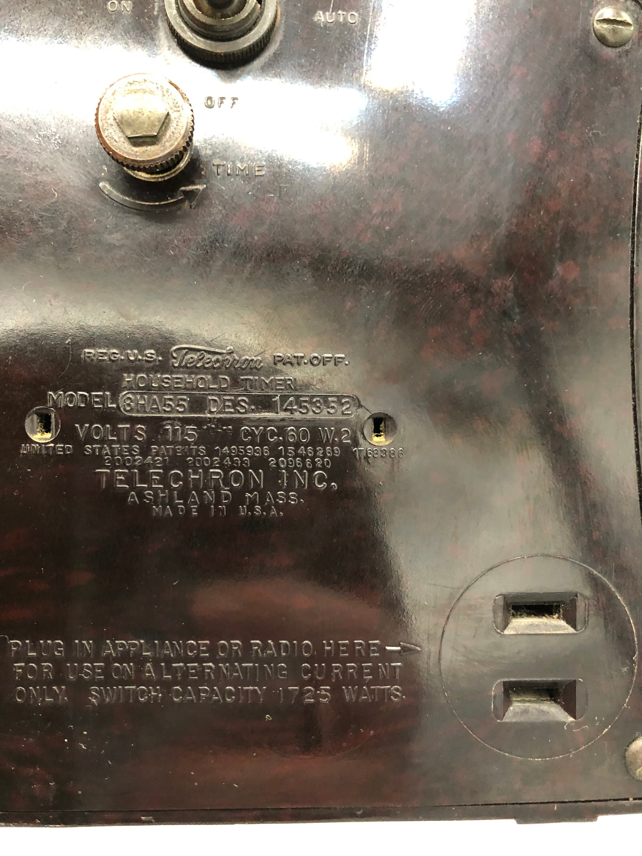 Unique Telechron Selector Timer Clock Model 8HA55 Automatic | Etsy