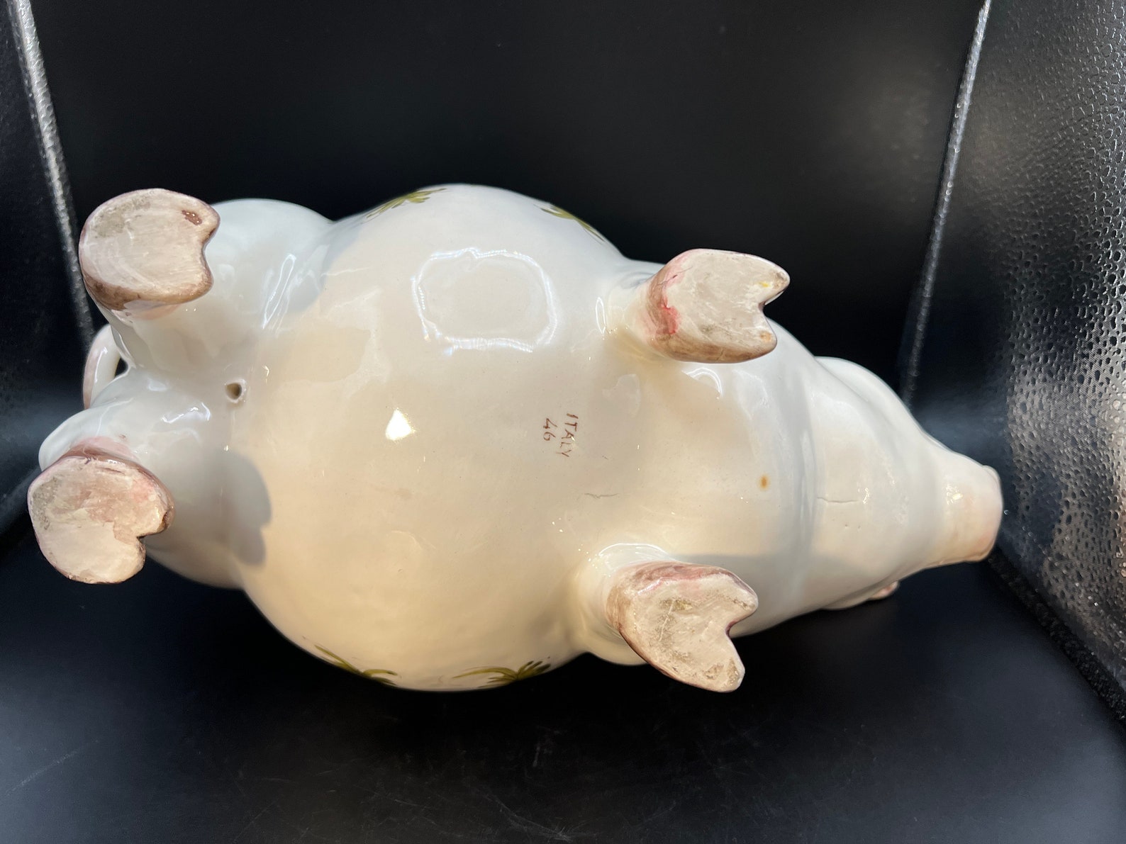 Adorable Pig Hog Figurine Made in Italy With Acorn Handle Hand - Etsy