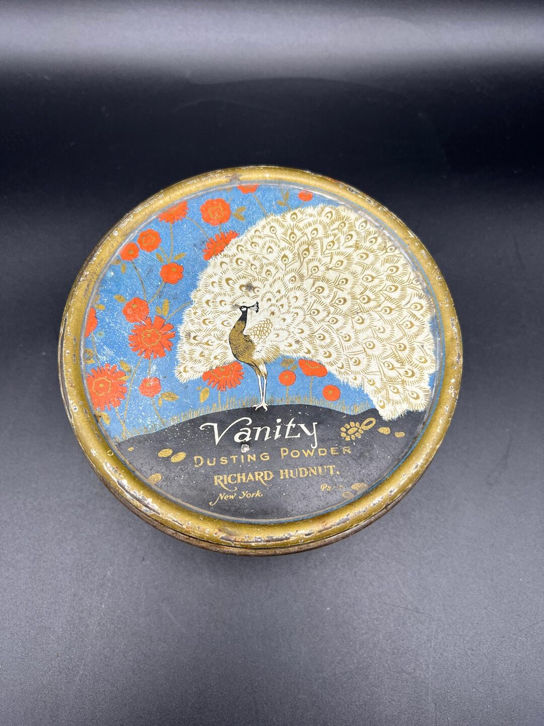 Antique Richard Hudnut Dusting Powder Vanity Tin 1920's - Etsy