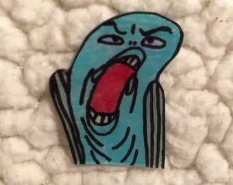 Spongebob Squarepants Moment Quote Pin/keychain/phone Charm | Etsy