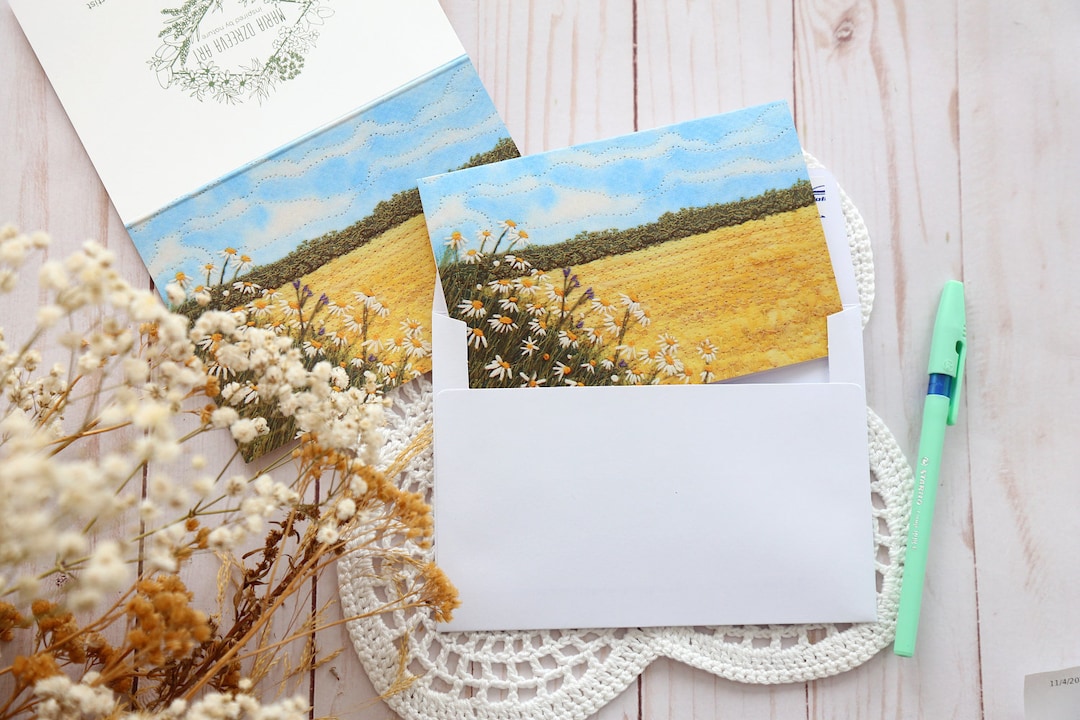 Carte de note vierge et enveloppe, Carte danniversaire, Carte de vœux ...