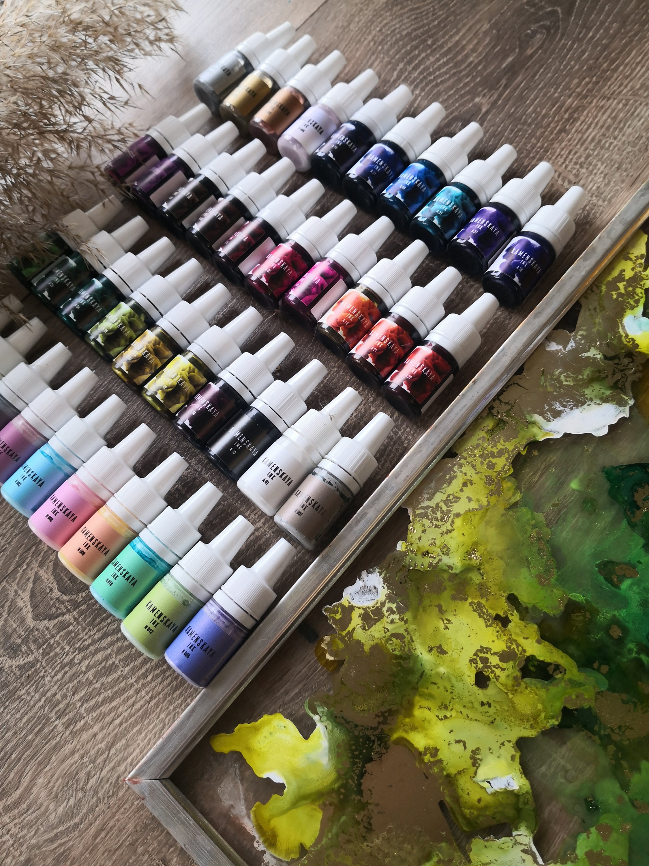 Alcohol ink Full set of 40 shades for your creativity in | Etsy