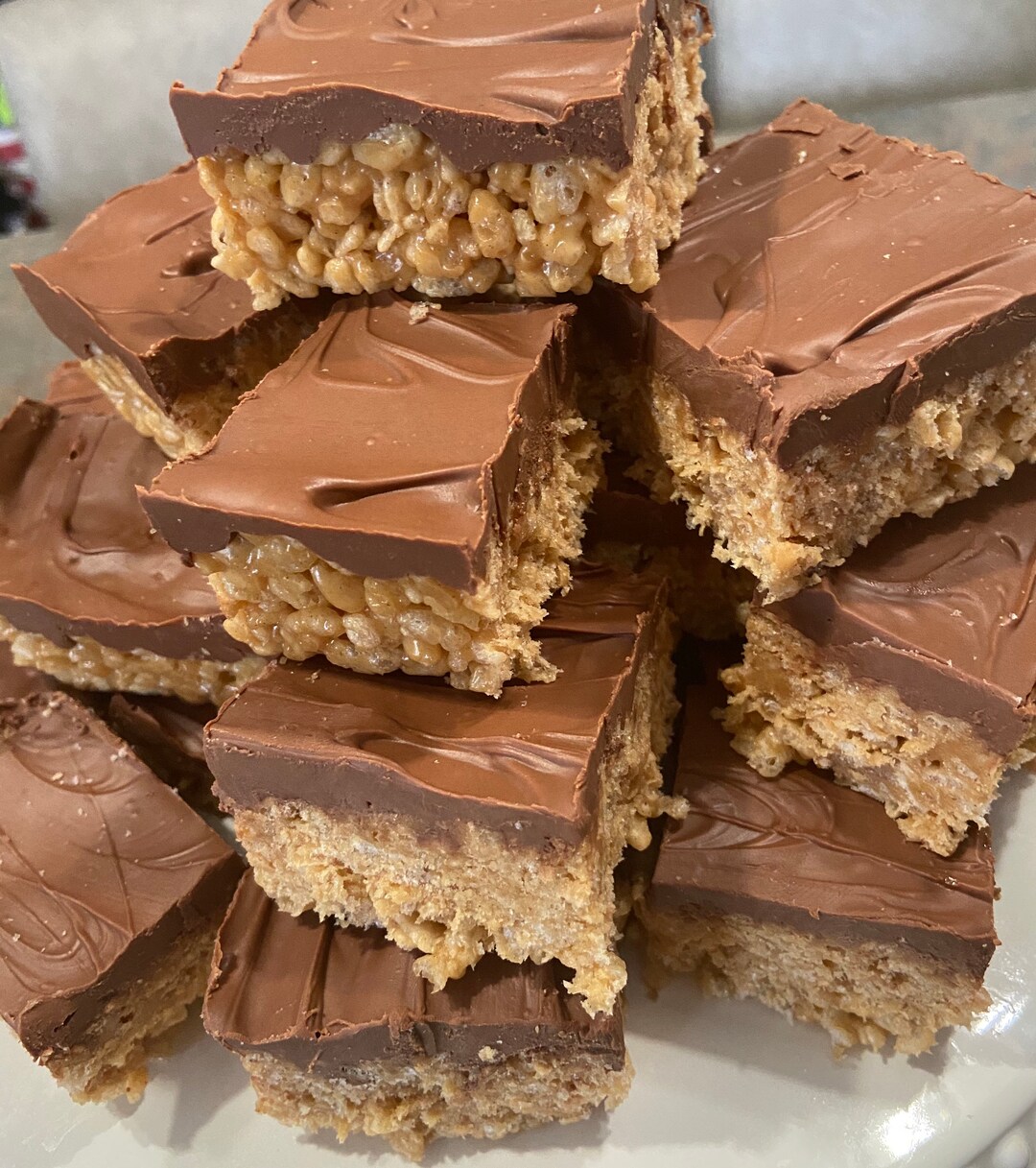 Scotcheroos - Peanut Butter Chocolatey Butterscotch Treat / Desert - Etsy