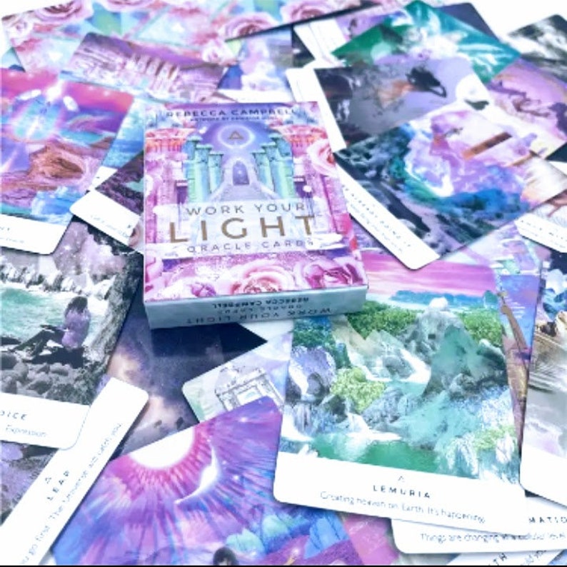 Work Your Light Oracle Cards - Etsy