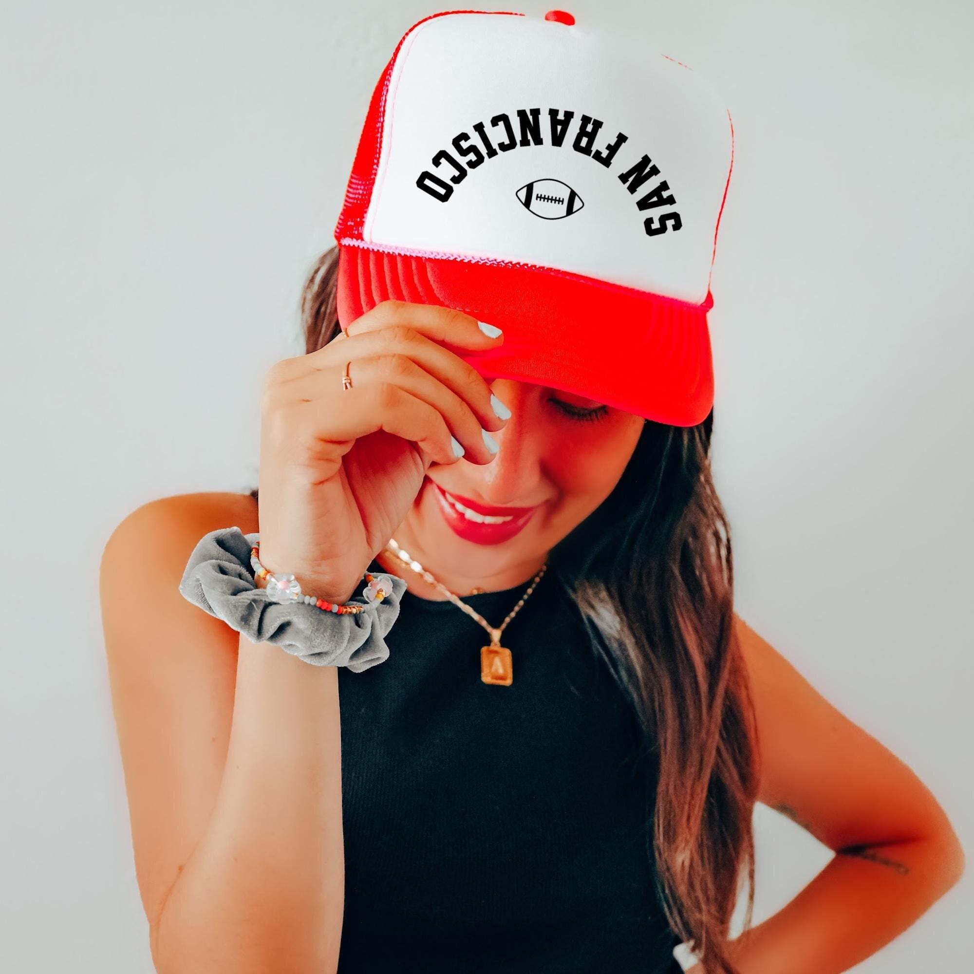 San Francisco Football Trucker Hat | Retro Game Day Style - Etsy