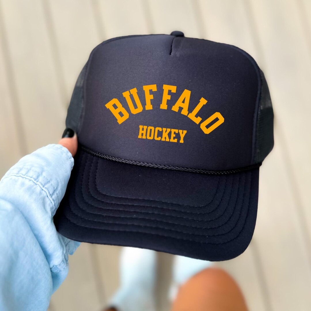 Buffalo Hockey Trucker Hat | Retro Game Day Cap - Etsy