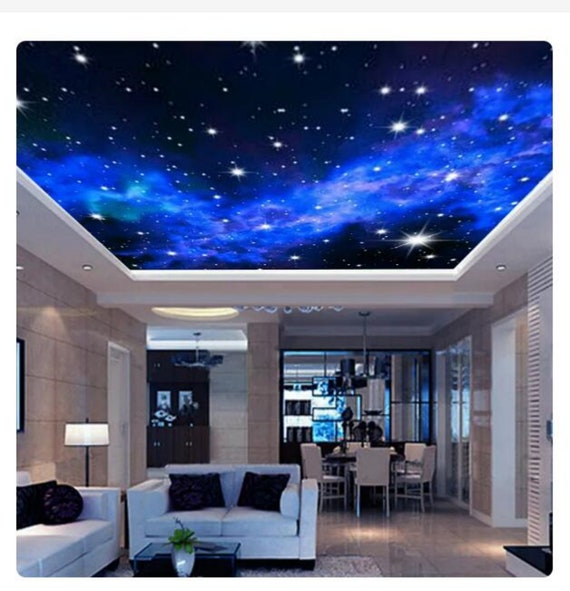 Astronomy Wallpaper Ceiling Ceiling Mural Wallpaper Modern 3D Cosmic