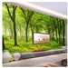 Nature Scenery Green Tree Wallpaper Wall Mural Home Decor for Living ...