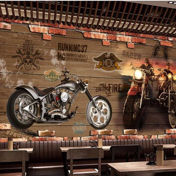 Retro Wall Mural - Etsy