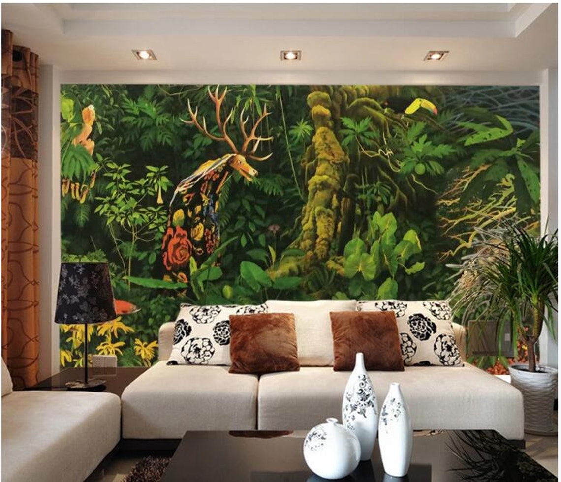 Tropical Rainforest Trees Forest and Tropical Plants | Etsy