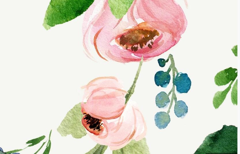 Hanging Spring Green Leaves Wallpaper Wall Mural Fresh Leaf - Etsy