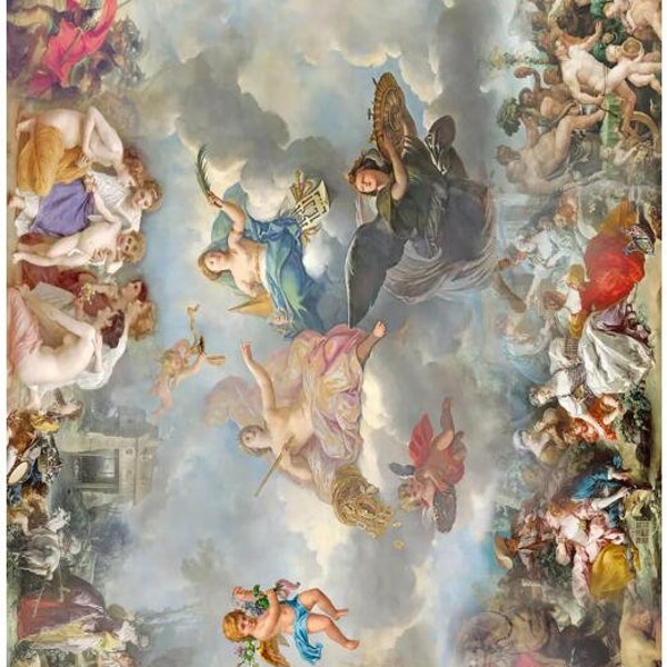 Ceiling Mural - Etsy