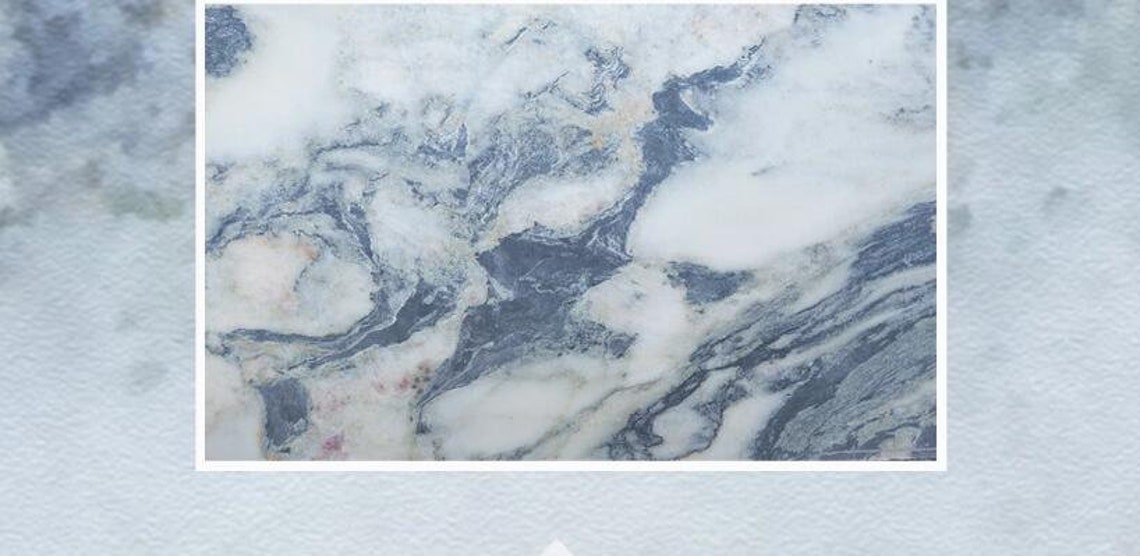 Abstract Navy Blue Wave Marble Wallpaper Hand Painted Marble | Etsy