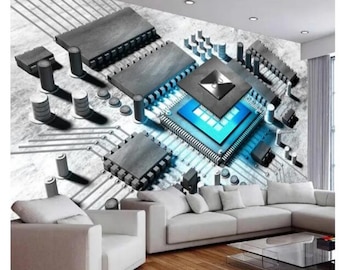 Wall Mural Artificial Intelligence Colorful Smoke Mural - Etsy