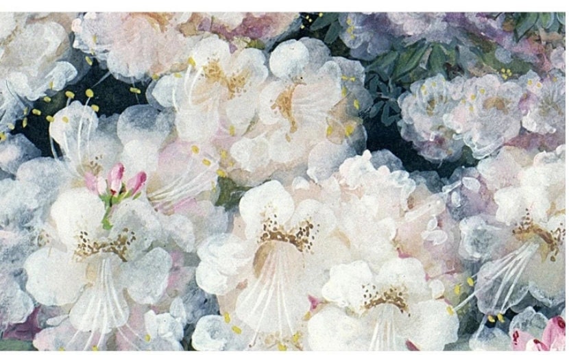 Oil Painting Abstract Countryside Landscape Wallpaper Wall | Etsy