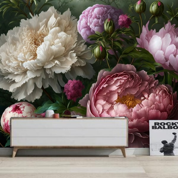 Dutch Floral Wallpaper - Etsy