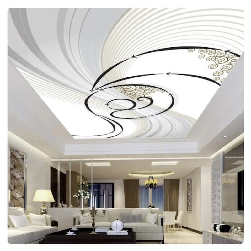 3d Ceiling Wallpaper - Etsy