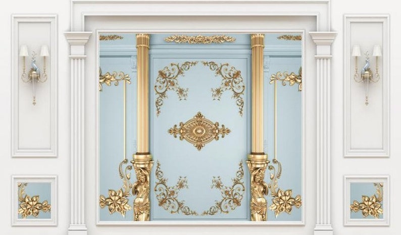 3D Roman Column Wallpaper Wall Murals Home Decor - Etsy