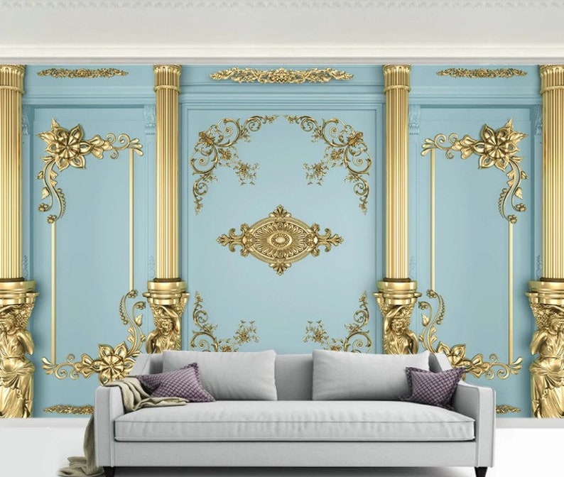 3D Roman Column Wallpaper Wall Murals Home Decor - Etsy