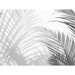 Grey Palm Leaves Wallpaper Wall Murals Home Decor - Etsy