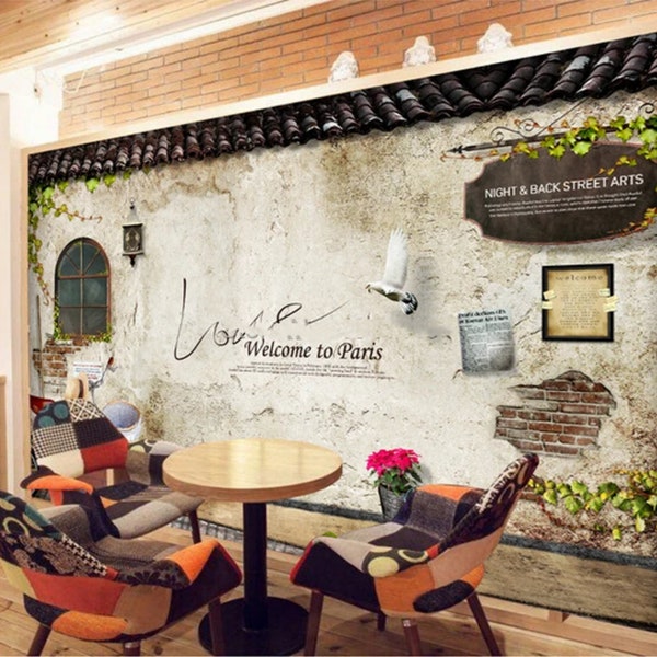 Paris Wall Mural - Etsy