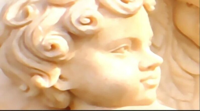 3D European Style Religious Sculpture Angel Cupid Wall Mural - Etsy