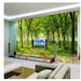 Nature Scenery Green Tree Wallpaper Wall Mural Home Decor for Living ...