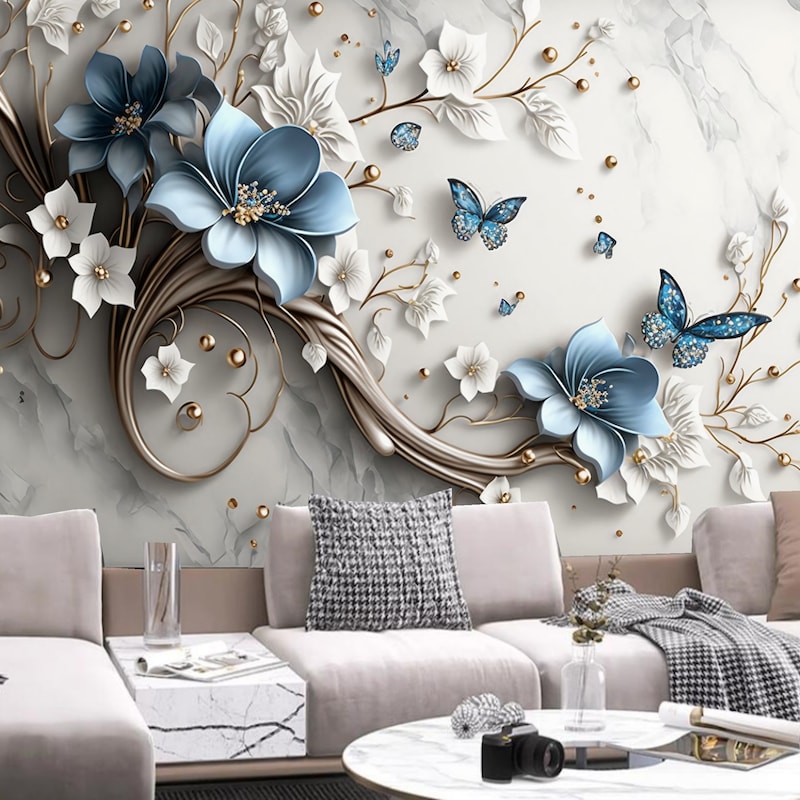 3d Wallpaper Stickers - Etsy
