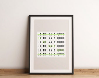 Je Ne Sais Quoi - Etsy