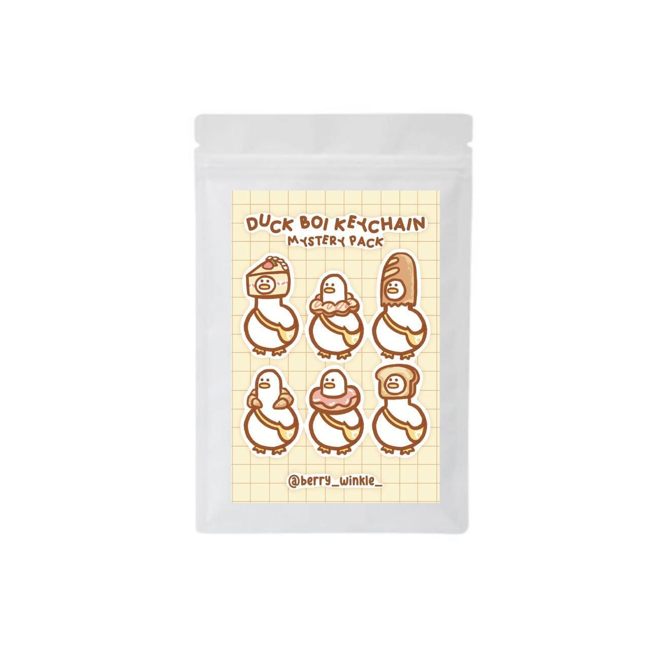Bird Bois Keychain Blindbags Random Mystery Blind Box Acrylic Phone ...