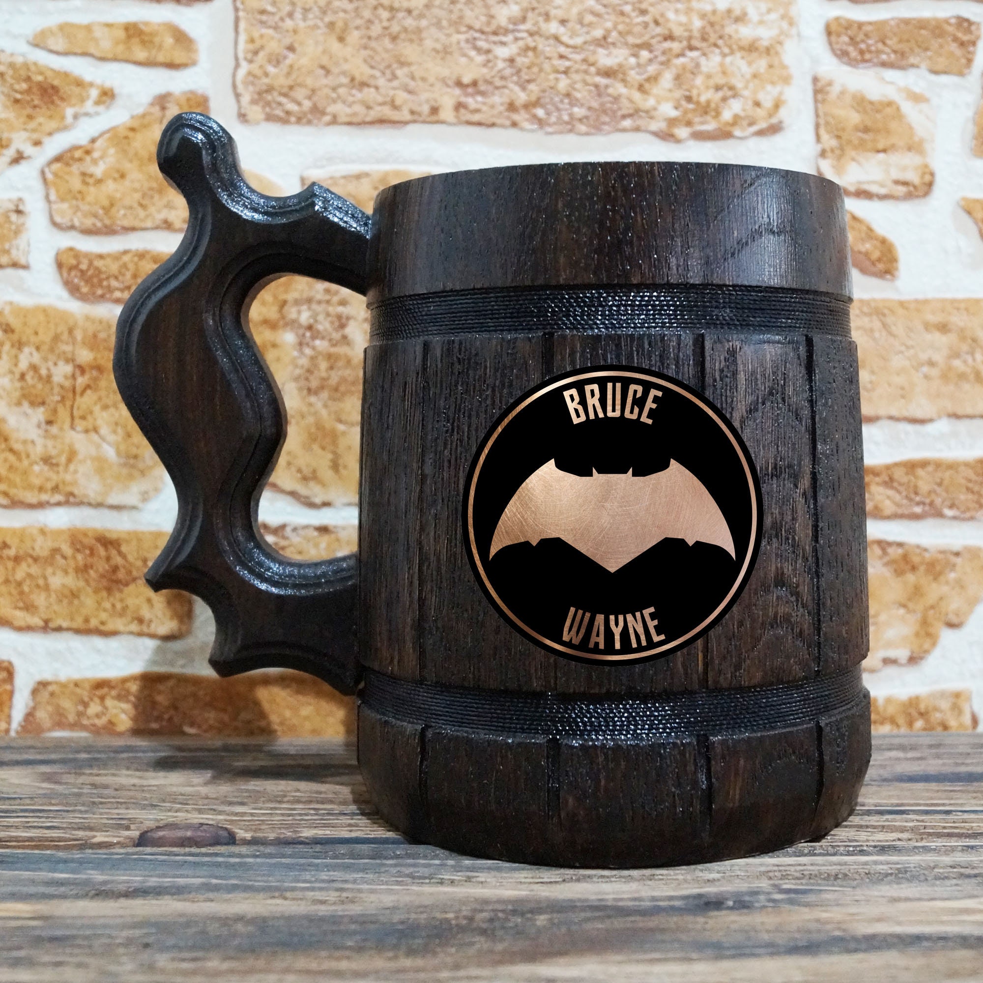 Bat Beer Mug DC Comics Fan Stein Wedding Gift for Groomsman | Etsy
