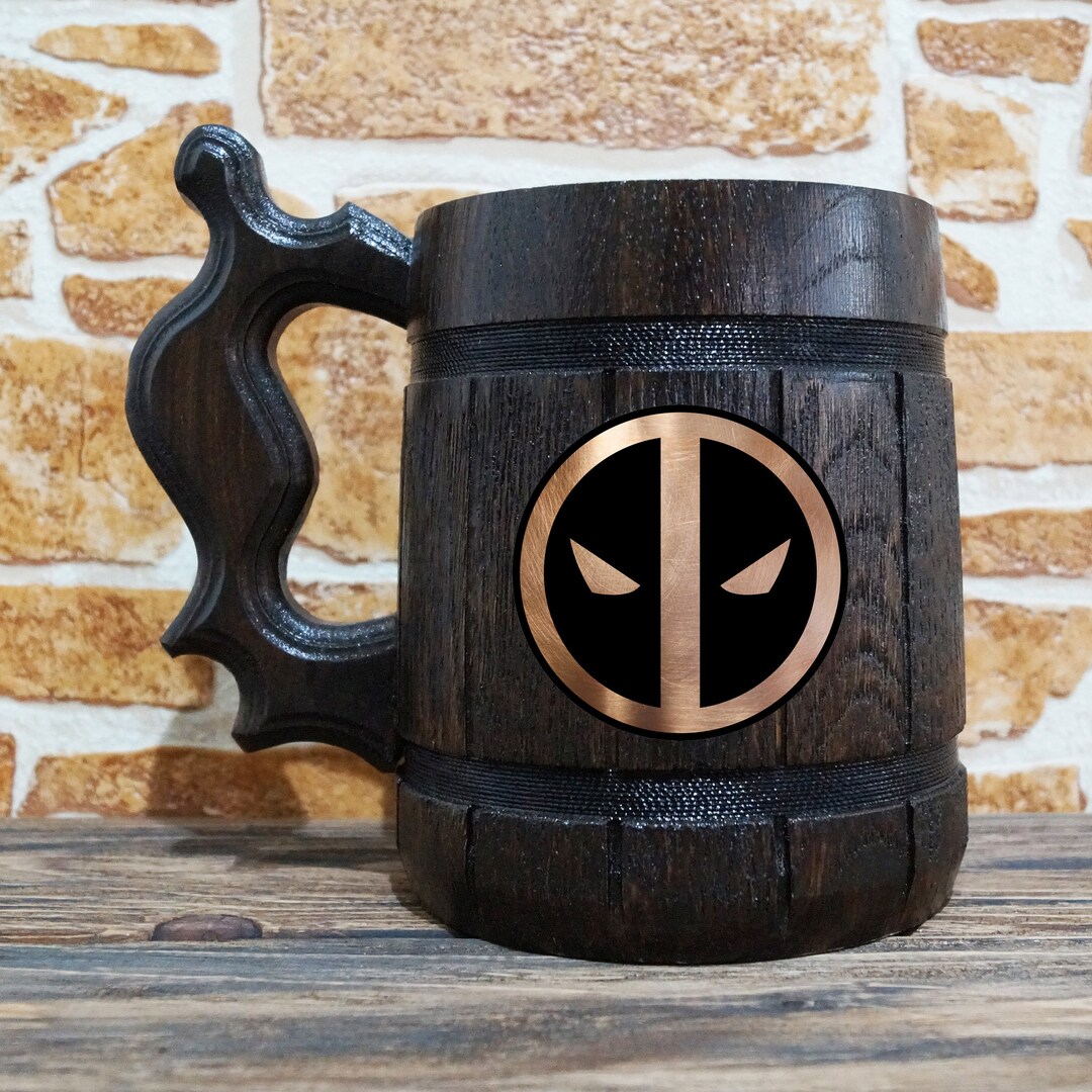 Deadpool Comics Beer Mug Comics Stein Marvel Comics Fan - Etsy