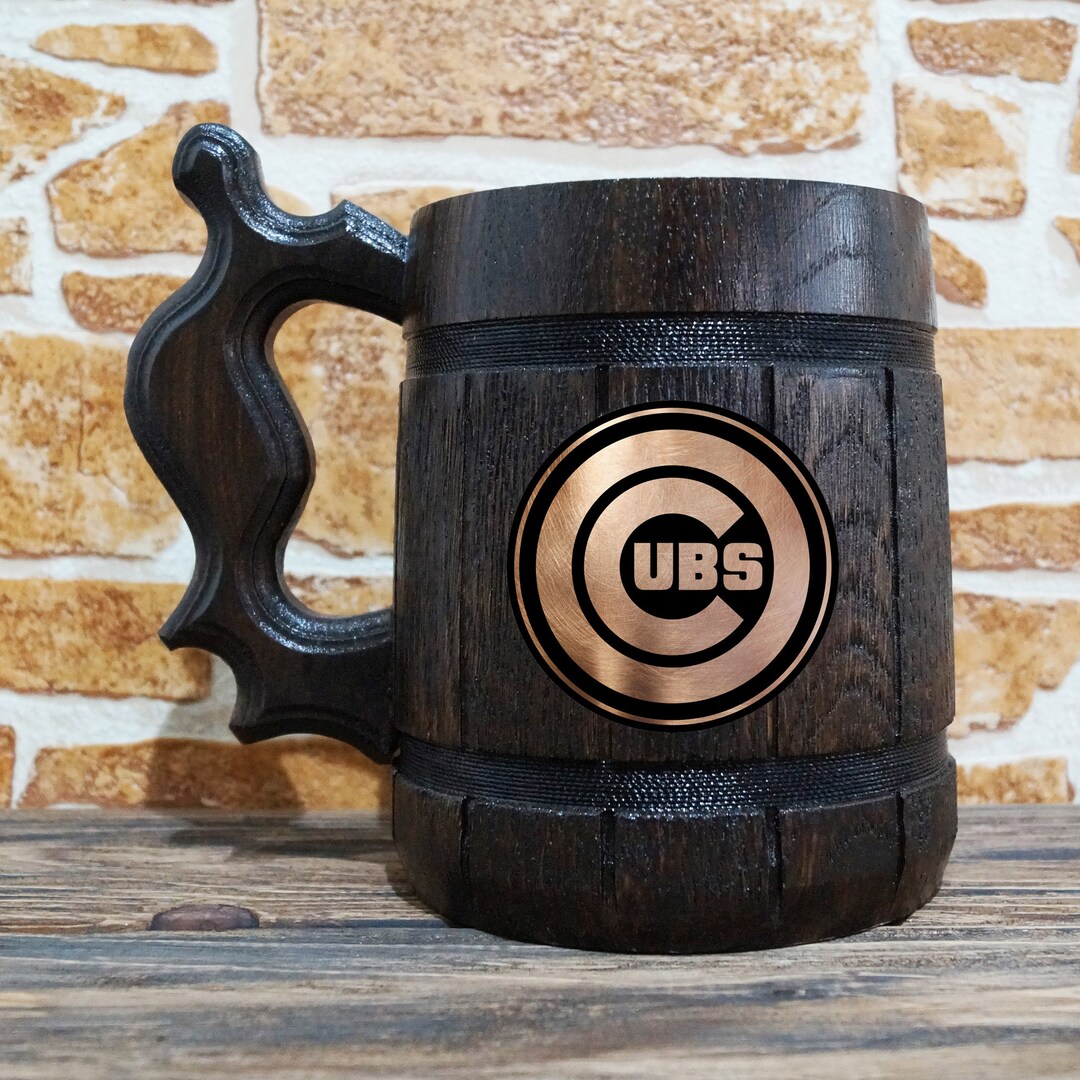 Chicago Cubs Beer Mug Sport Beer Stein Baseball Team Logo - Etsy
