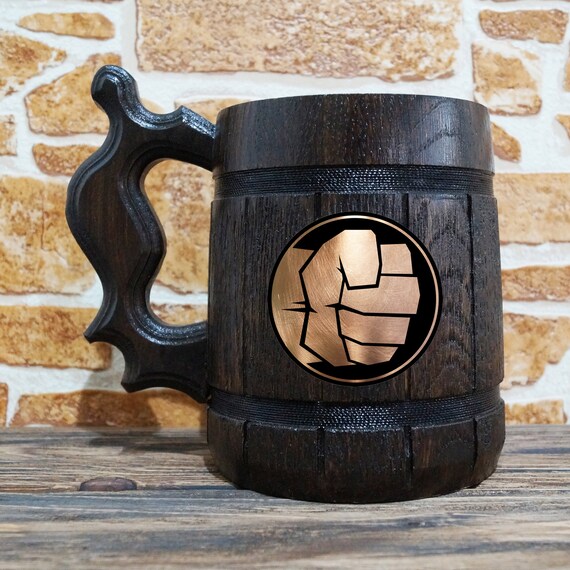 Hulk Beer Mug Comics Beer Stein Marvel Comics Fan Wedding | Etsy